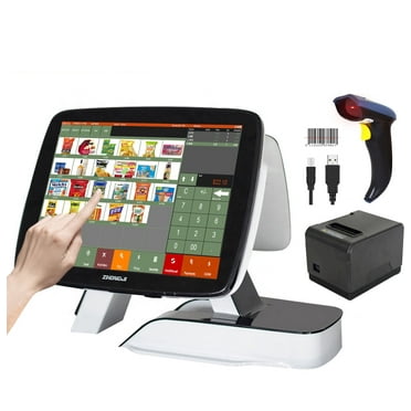POS Cash Register, All in One Smart Touch Screen Cash Register POS with ...