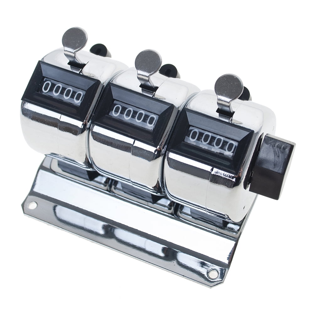Toptie 3-Unit Desktop Tally Counter, Counter Clicker with Base, for ...