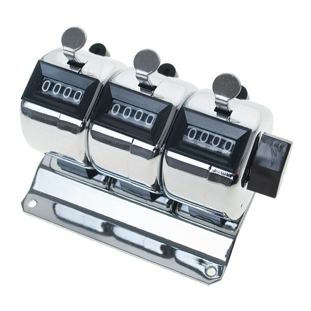 Toptie 3-Unit Desktop Tally Counter, Counter Clicker with Base, for ...