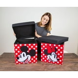 Disney Child Polka Dot Bedroom Use Polyester Storage Box, Red - Walmart.com