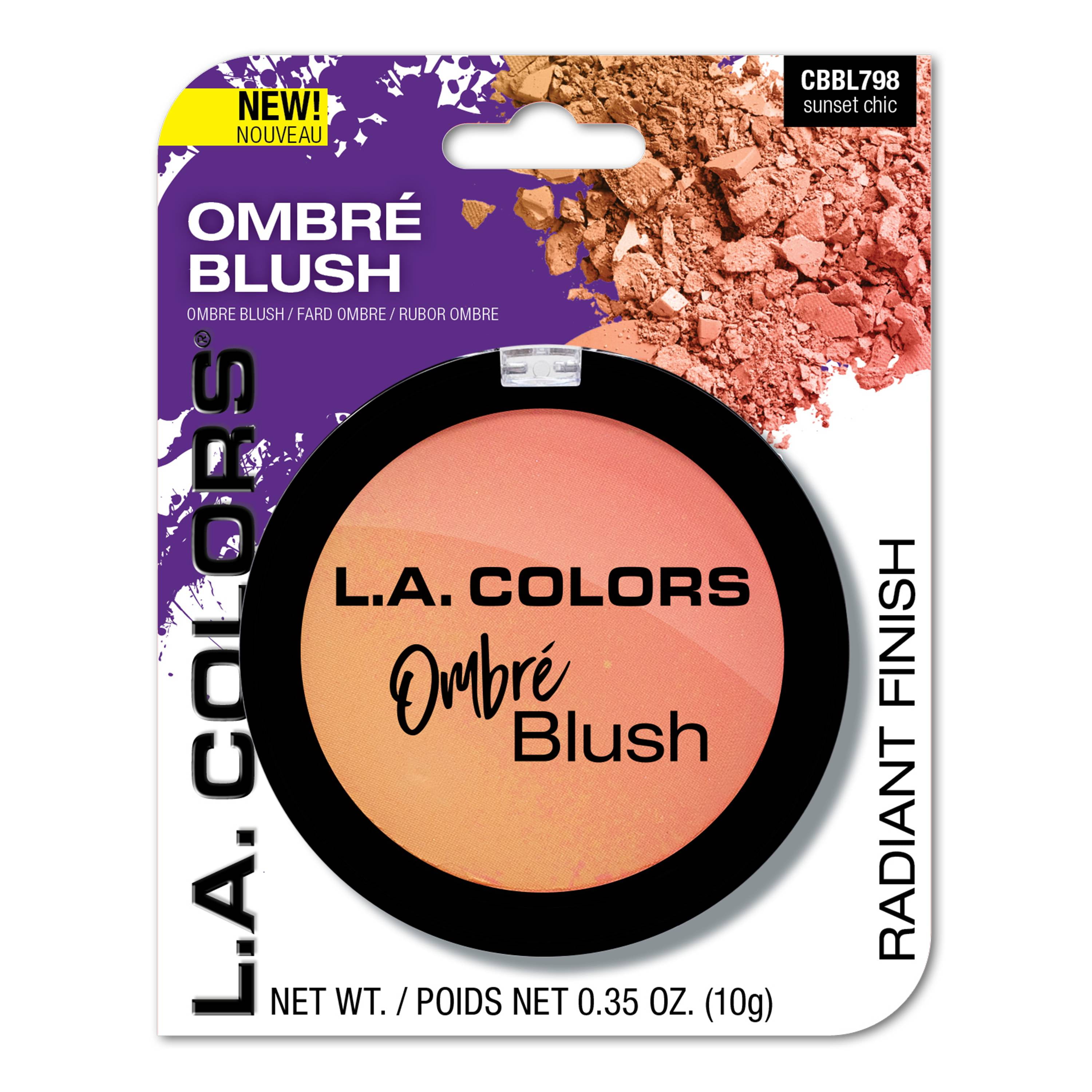 Rubor Polvo Compacto L.A. Colors Ombre Blush 10 g L.A. Colors | Bodega ...