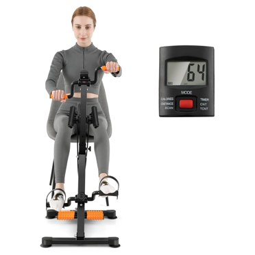 Costway Gym Cycle: Folding Pedal Exerciser for Full Body Rehab, Cardio ...