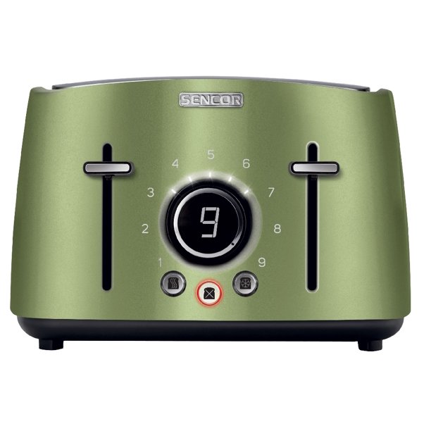 Sencor STS6070GG 4-slot Toaster with Digital Button and Rack, Light ...
