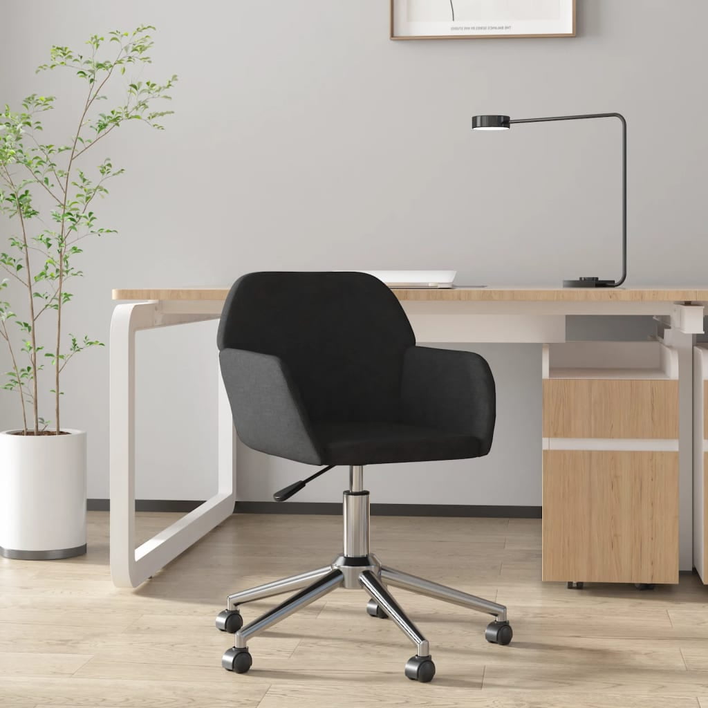 Click here for Vidaxl Swivel Office Chair Black Fabric prices