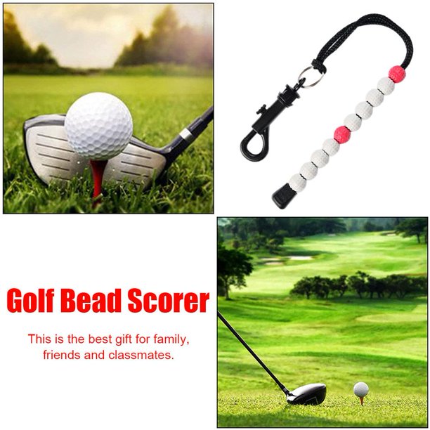 Golf Stroke Score Counter Plastic Golf Ball Beads Putt AiV3