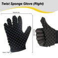 Wentin 1PC Fashion Coil Tool Barber Hair Brush Sponge Gloves - Walmart.com