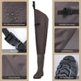 Hip Waders for Men Women with Boots Waterproof - Walmart.com