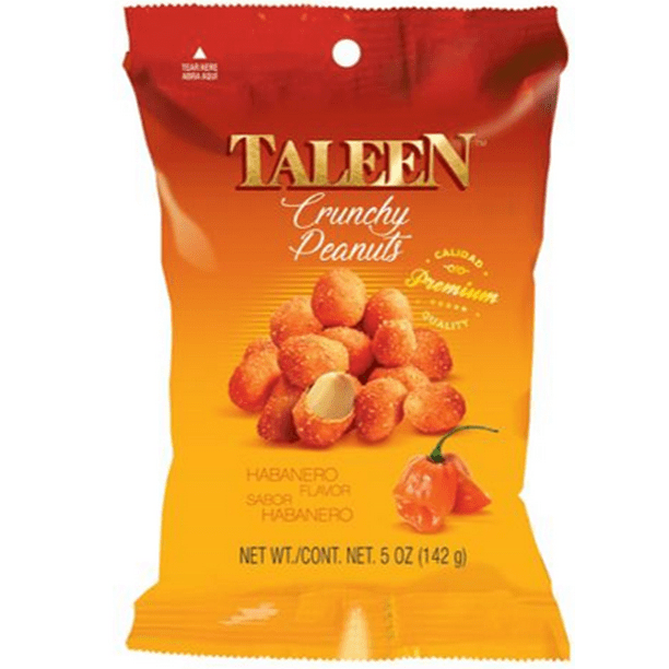 Taleen Crunchy Coated Roasted Peanuts Habanero Flavored 5oz bag ...