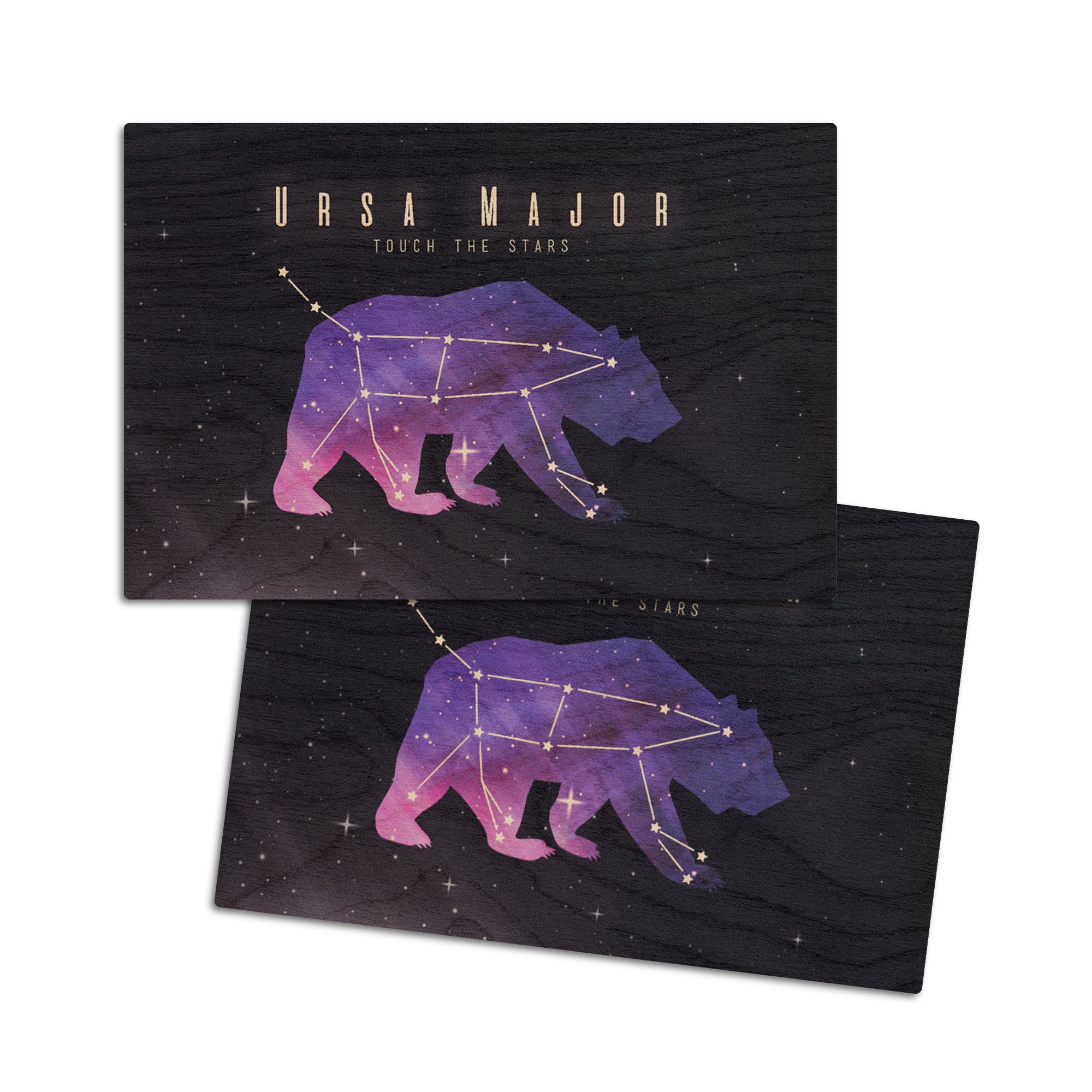 Ursa Major, Touch the Stars, Constellation Silhouette with Night Sky ...