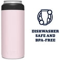 Yeti 21070090106 Rambler 12 oz. Colster Slim Can Insulator - Ice Pink ...