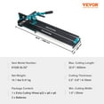 BENTISM 32" Manual Ceramic Tile Cutter, Flooring Tools with Infrared ...