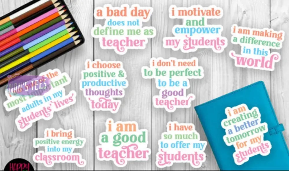 Teacher Affirmation Stickers | Gift Ideas for Teachers | Teacher ...