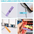 300 Cable Labels, 10 Colors Cord Labels Tags for Electronics ...