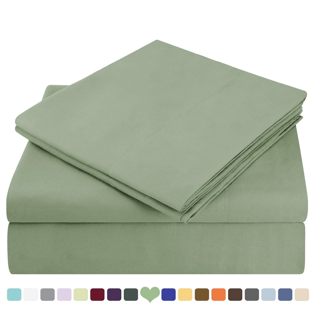 4 Piece 1800 Thread Count Deep Pocket Bedroom Bed Sheet Set Full Sage 4-piece-1800-thread-count-deep-pocket-bedroom-bed-sheet-set-full-sage