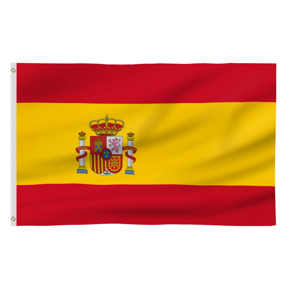 Spain Flag Waterproof Outdoor, Heavy Duty Fade Resistant Bright Color ...