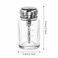 Transparent Alcohol Dispenser Jar, Glass Pump Bottle Dispenser, Small ...