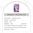 3 Packs Foaming Toilet Cleaner Powder, Powerful Stain Remover ...