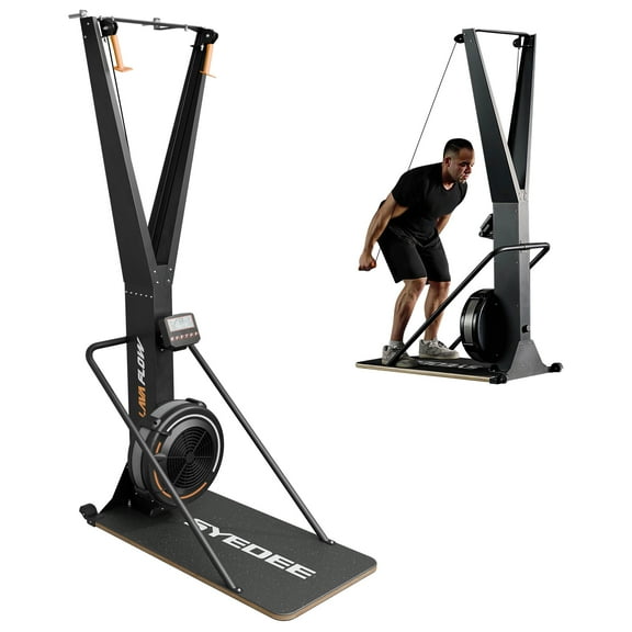 Aeroski 2.0 Ski Fitness Machine, Adjustable Resistance, Gray, Full-Body ...