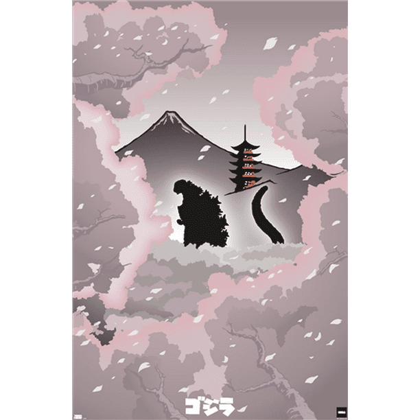 Godzilla - Backdrop Wall Poster, 22.375" x 34" - Walmart.com