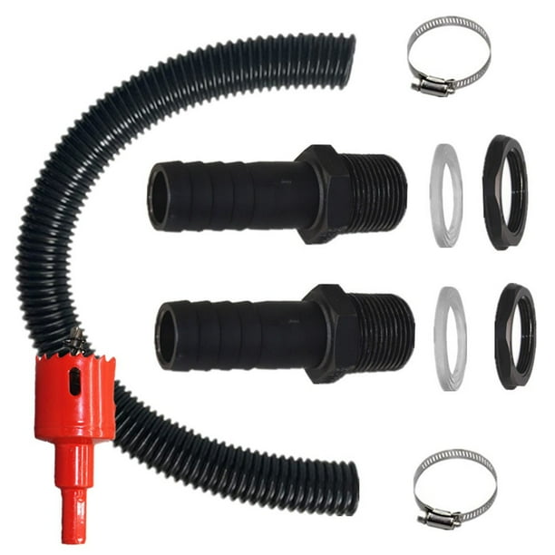 MYG 25mm Water Butt Connector Pipe Link Fittings Kit Save & Store ...