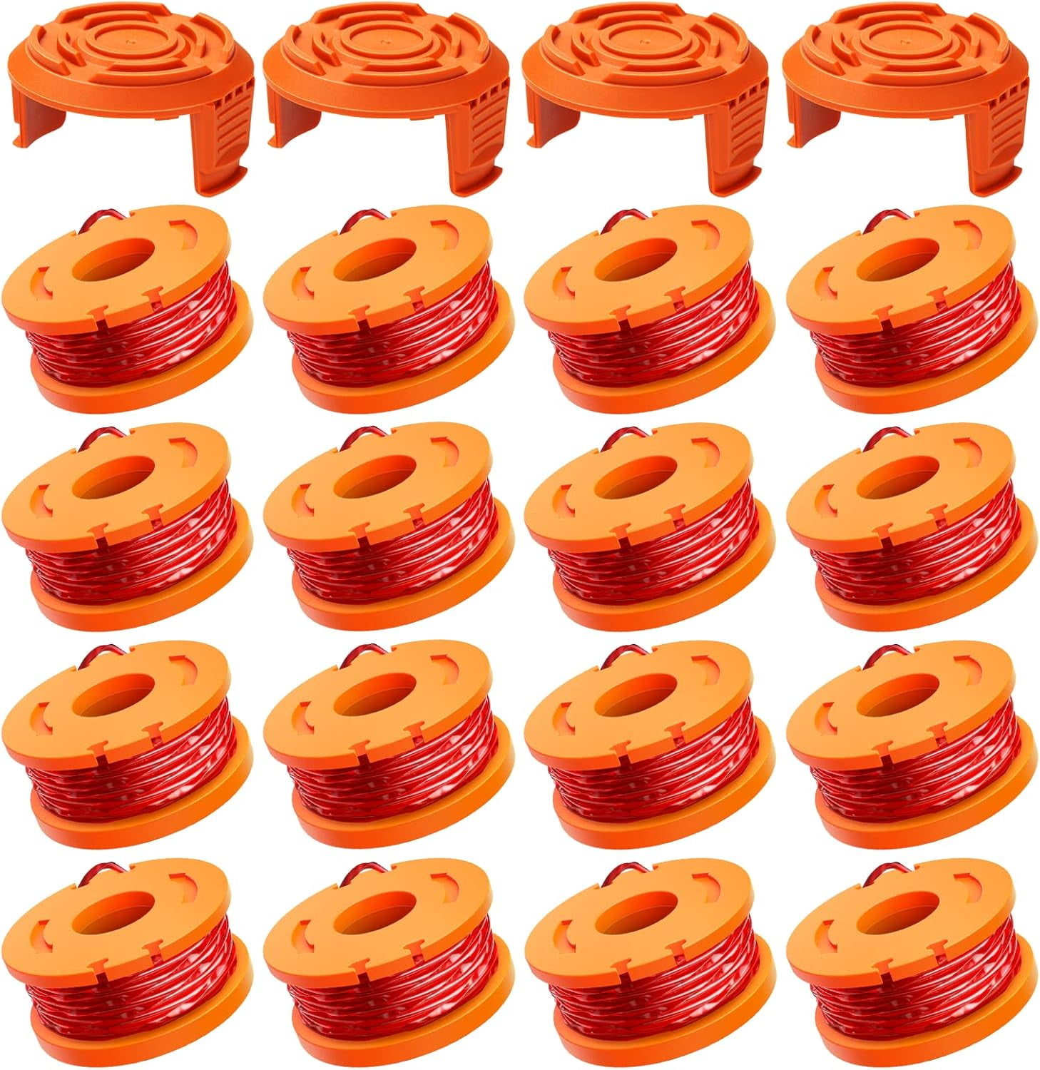 NOGIS 18 Pack Trimmer Spool Line for Worx WA0010 Replacement Trimmer Spool Line for Worx Trimmer Line Refills 0.065 inch for Worx Suitable for Worx String Trimmers Walmart