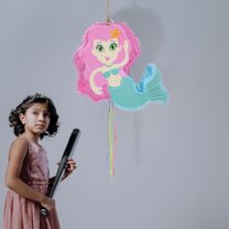 The Little Mermaid Pinata, Pull String, 21.5 x 20in - Walmart.com