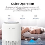 Free Shipping! Miko Air Purifier for Large Room up to 770 Sqft with H13 ...