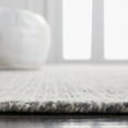 SAFAVIEH Abstract Delia Geometric Striped Wool Area Rug, Grey/Ivory, 8 ...