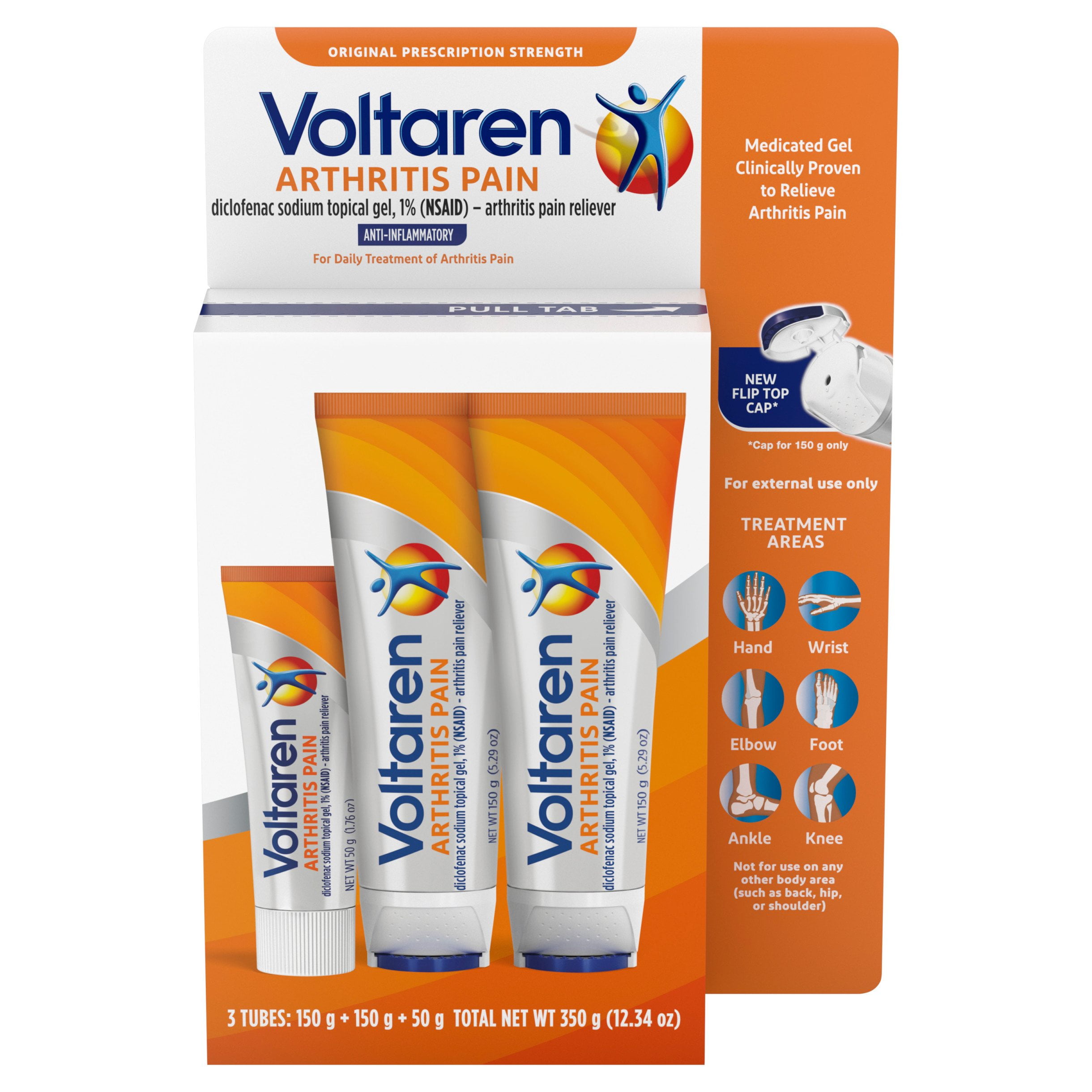 Voltaren Topical Arthritis Pain Relief Gel, 5.3 oz. 2 pk., + 1.7 oz ...