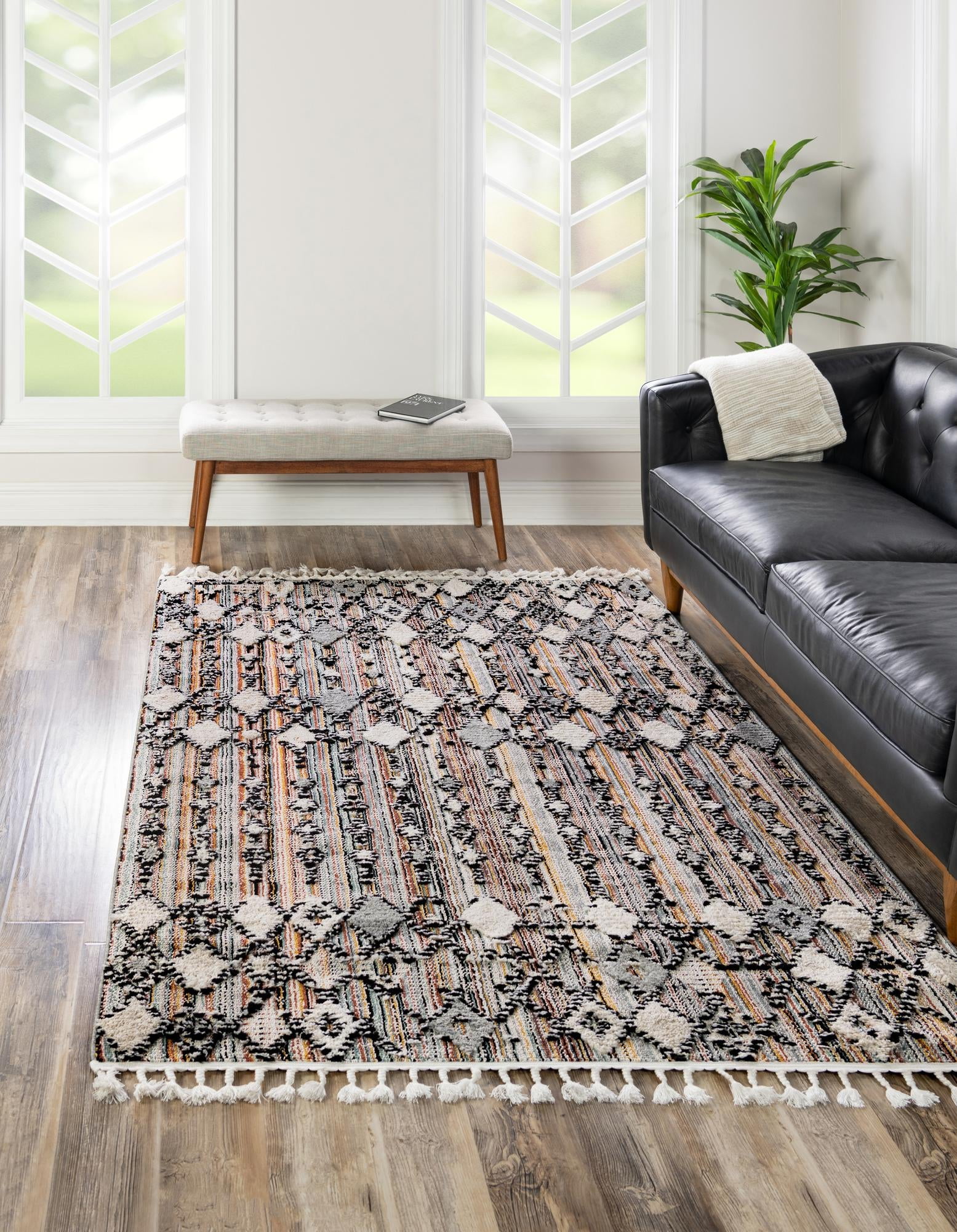 Rugs.com Cherokee Collection Rug – 9' x 12' Rust Multi High Rug Perfect ...