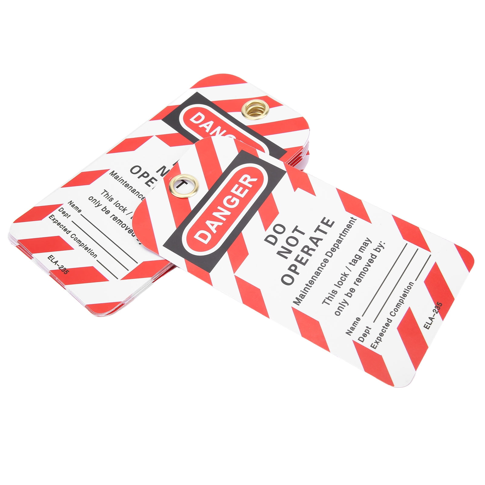 Etiqueta de bloqueo de 10 piezas peligro no operar advertencia de ...