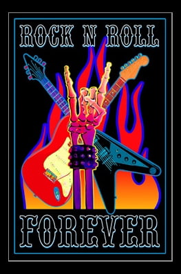 Rock N Roll Forever Poster Print (24 x 36) - Walmart.com