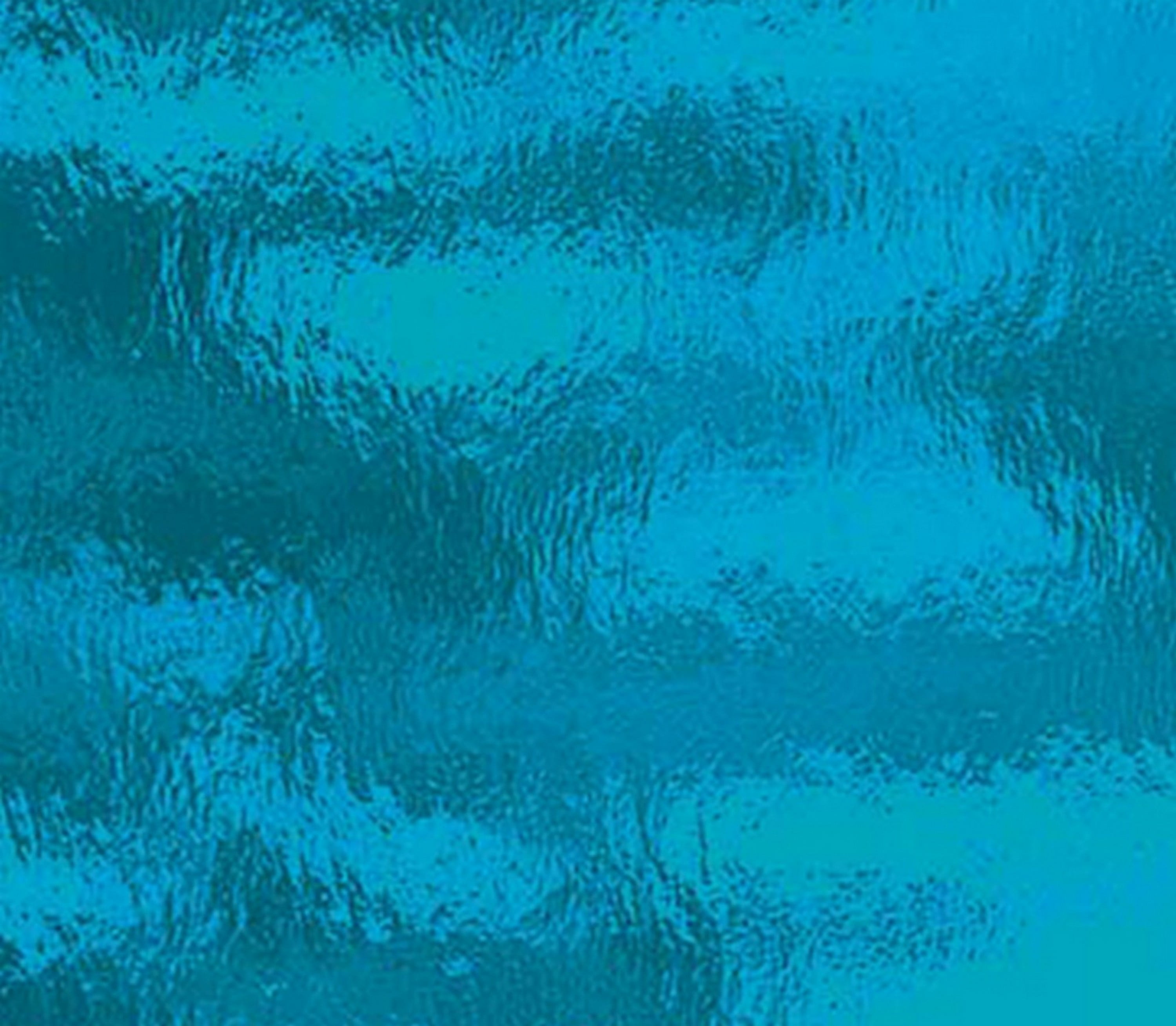 OCEANSIDE STAINED/FUSING GLASS SHEETS - DEEP AQUA ROUGH ROLLED FUSIBLE ...