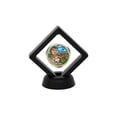 3D Floating View Coin Display Frame Holder Box Case Small Black (1.5 ...