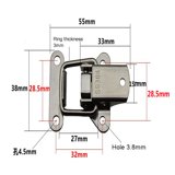 Taituoti 4 X Stainless Steel Clasp Case Clip Loop Suitcase Box Trunk ...