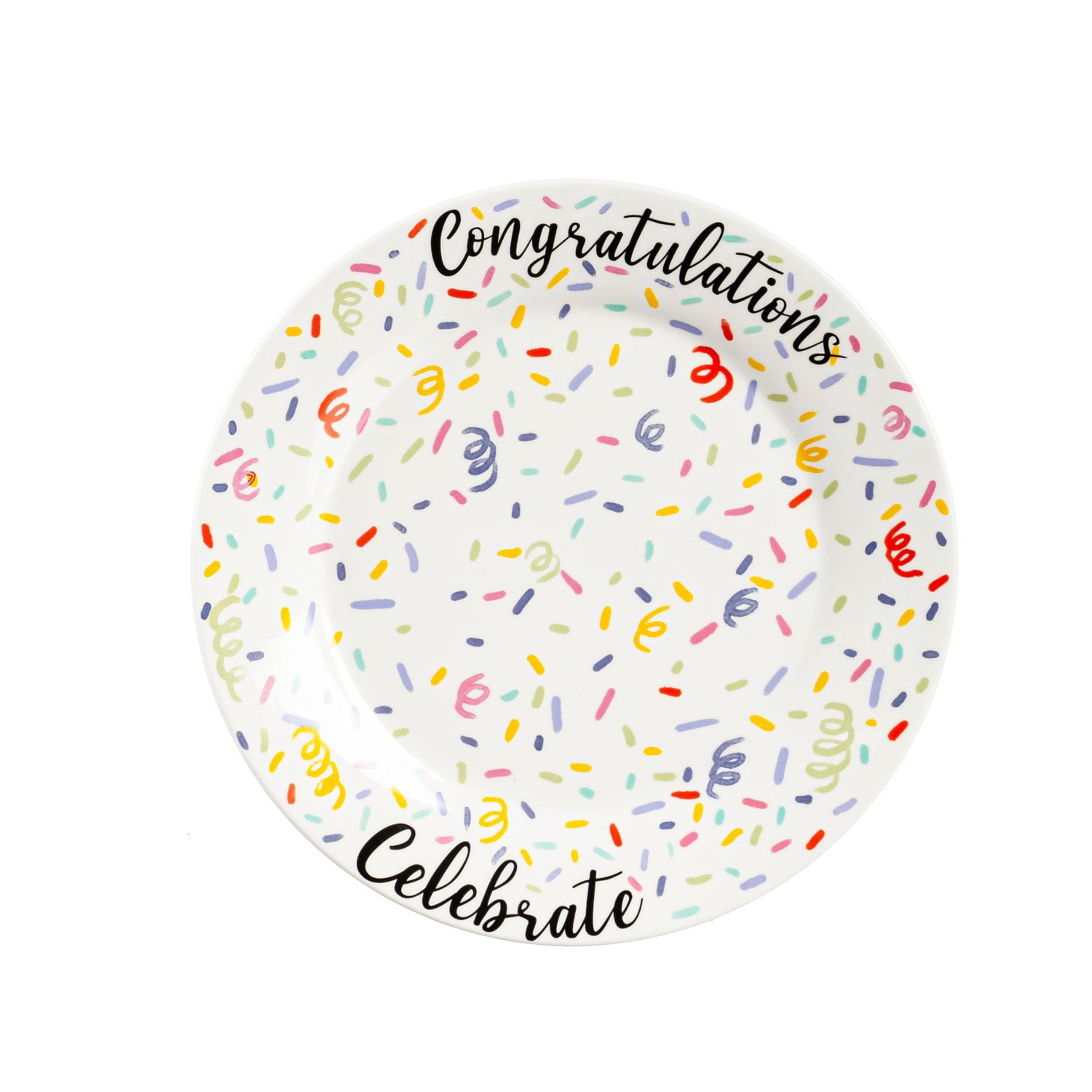 11" Special Occasion Dessert Plate, Congratulations - Walmart.com