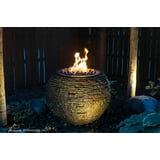 Aquascape 58093 Fire & Water Stacked Slate Sphere - Medium - Walmart.com