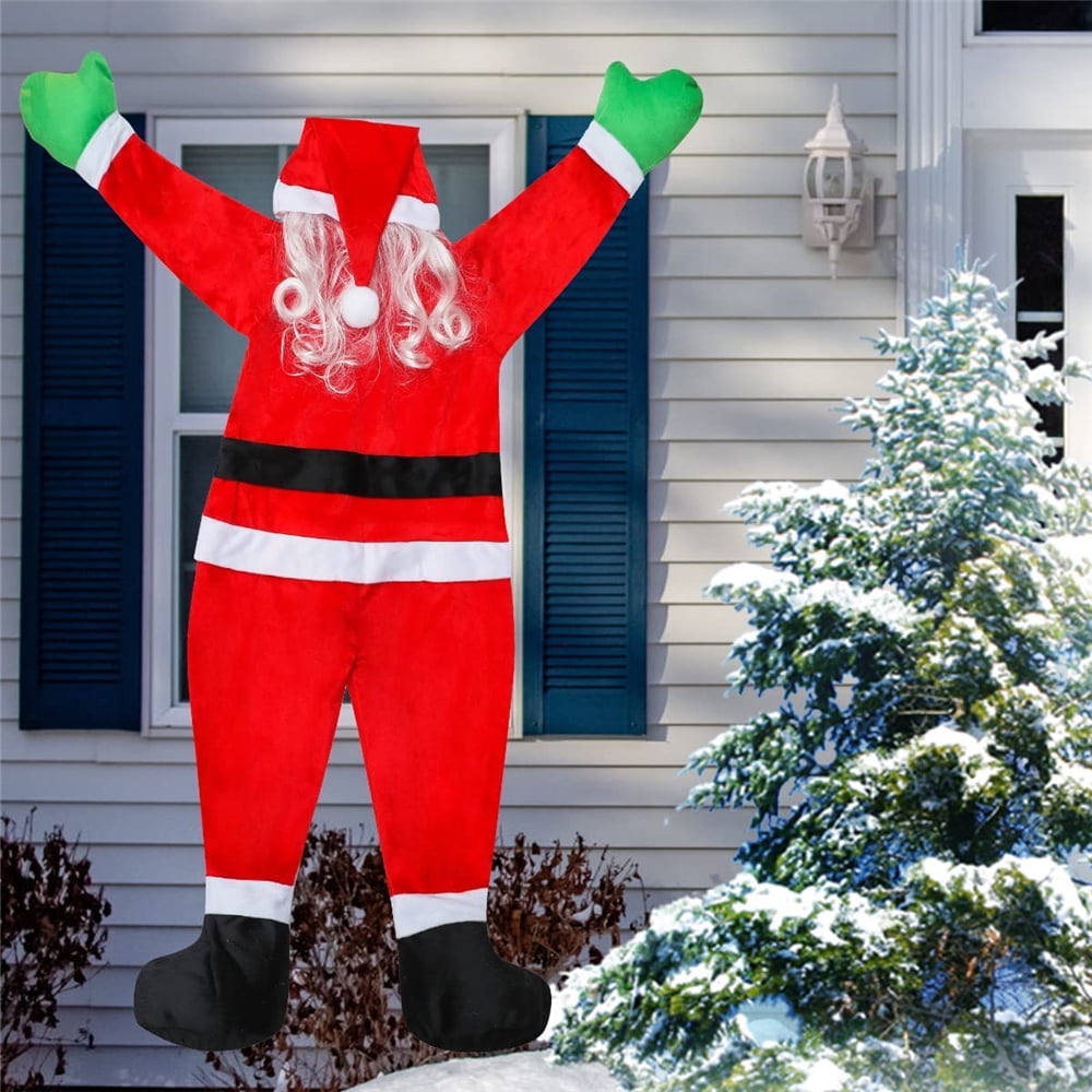 Climbing Hanging Santa Claus Christmas Indoor Outdoor Decoration from ...
