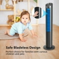 Tower Fans, 36" Cooling fans for home, 90° Oscillating Tower Fan, Auto ...