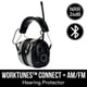 3M WorkTunes Connect, AM/FM Hearing Protector, Bluetooth Technology ...