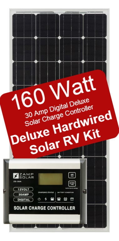 Zamp Solar ZS-US-160-30A-DX Solar Kit Power Inverter Installation Kit ...