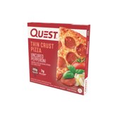Quest Thin Crust Pizza, Pepperoni, High Protein 11.4oz (Frozen Pizza ...