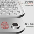 Feedoo Stainless Steel Dog Lick Mat Slow Feeder, Non-Slip, Dishwasher ...