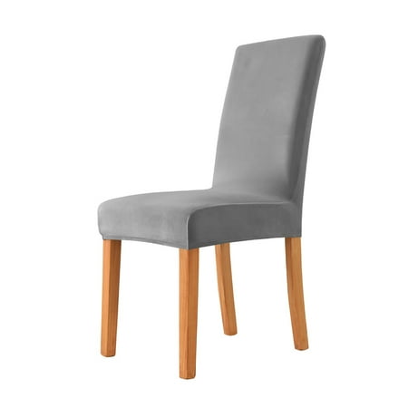 NETSENG Velvet Chair Cover, Stretch Spandex with Elastic Band, Large ...