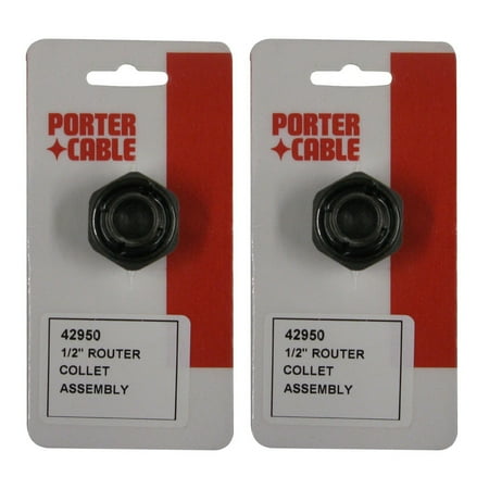 Porter Cable 2 Pack Of Genuine OEM Replacement Collets # 42950-2PK ...