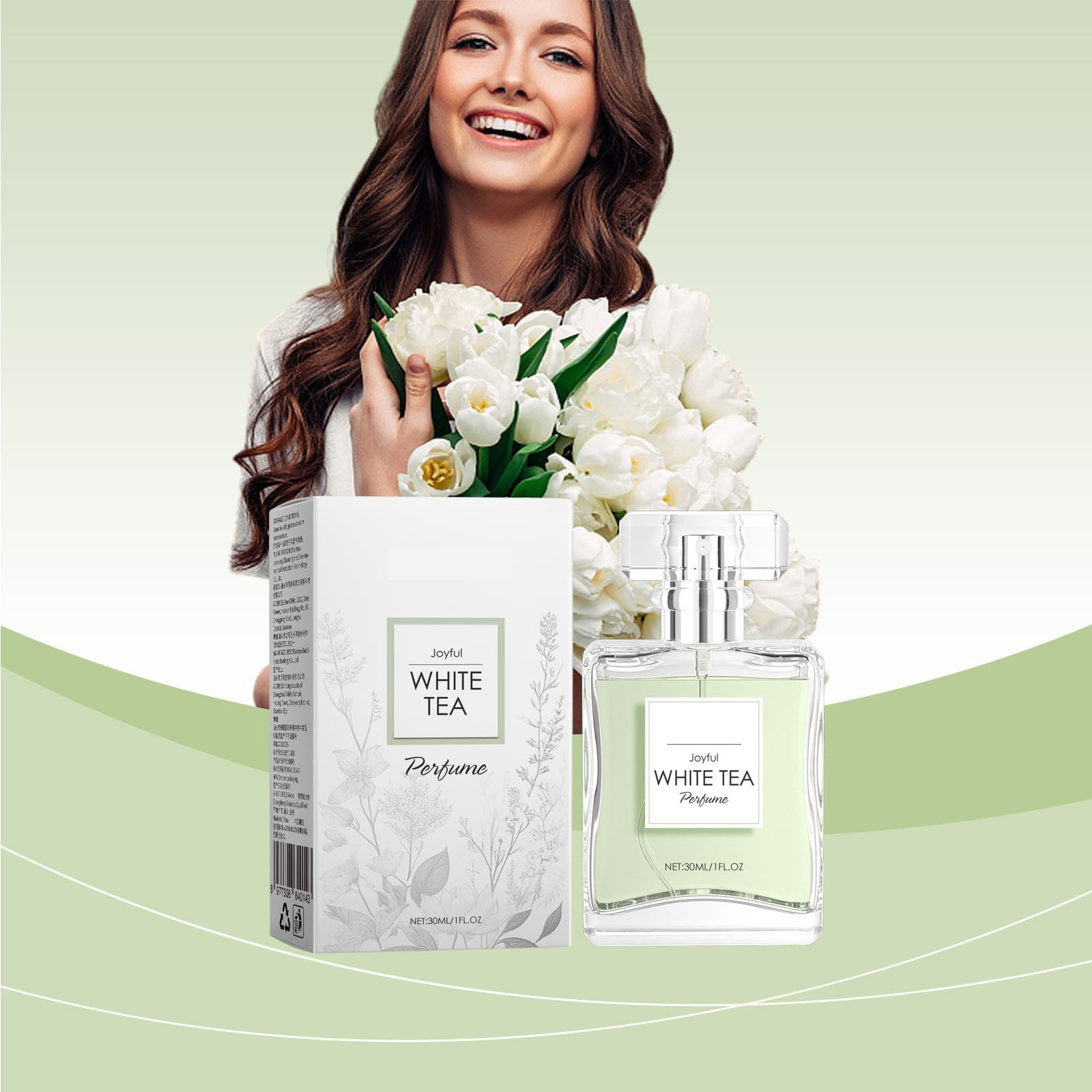 30ml Perfume De Mujer Happy White Tea Perfume De Mujer Fresco Y ...