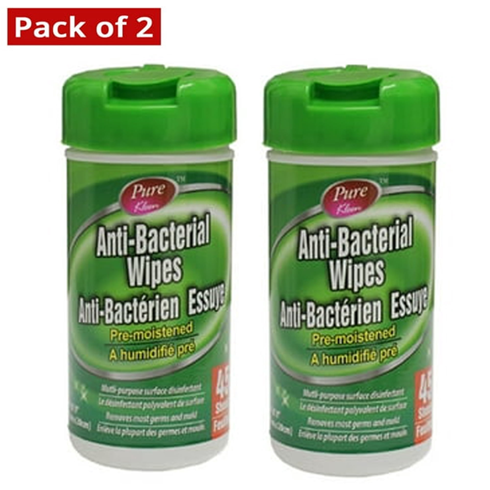 Click here for Pure Kleen Antibacterial Wipes 45 Sheets - Pack Of... prices