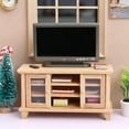 Gazechimp Simulation Miniature TV Cabinet 1:12 Dollhouse Furniture and ...