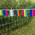 Anley Rainbow String LGBT Flags 32pcs - 4 Mixed Flag Banners with Pansexuality, Bisexuality ...
