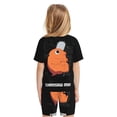 Chainsaw Orange Men Pajamas Set Cartoon Shirt With Shorts Set Summer ...